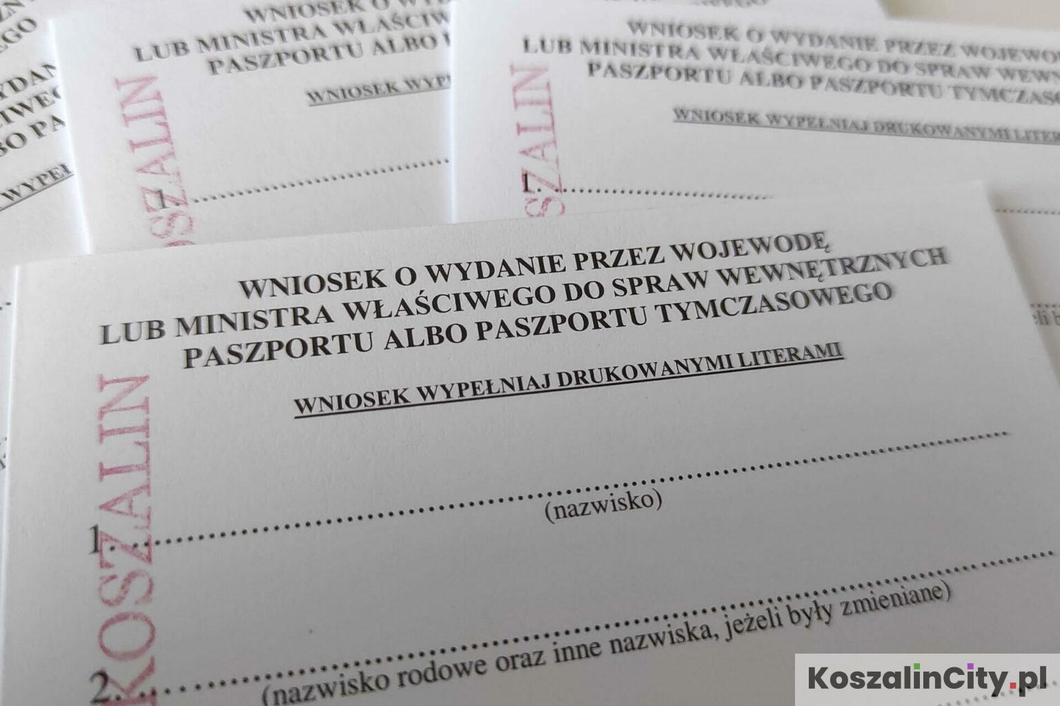 Paszport w Koszalinie - wniosek, opłaty, gdzie wyrobić?